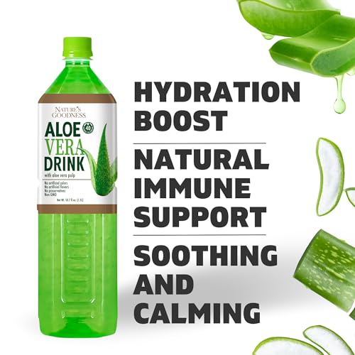 soothing aloe vera beverage for skin