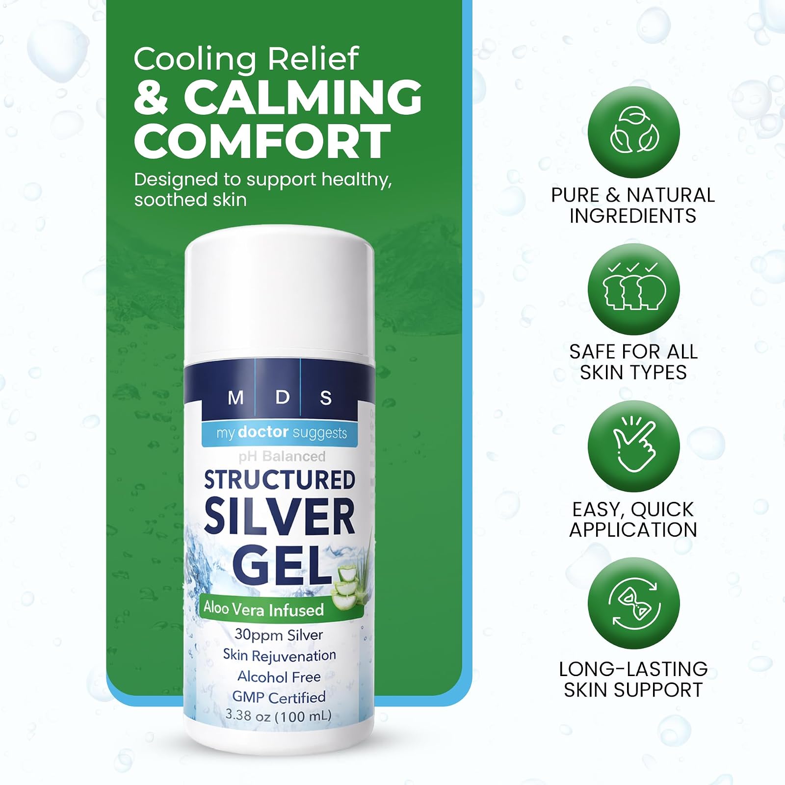 soothing aloe vera colloidal silver