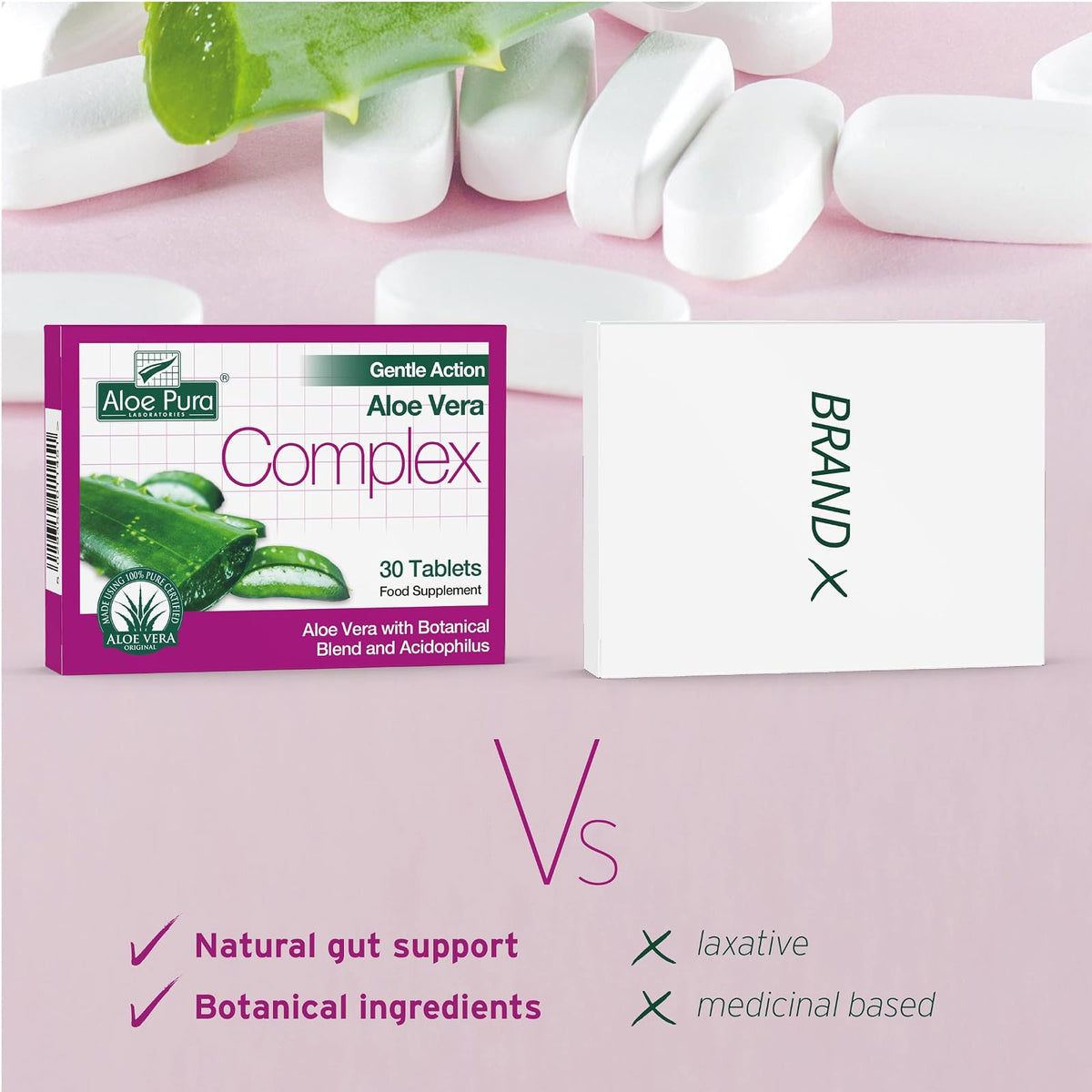 soothing aloe vera colon support