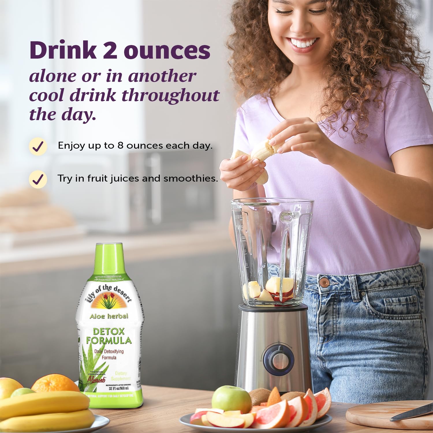 soothing aloe vera detox solution