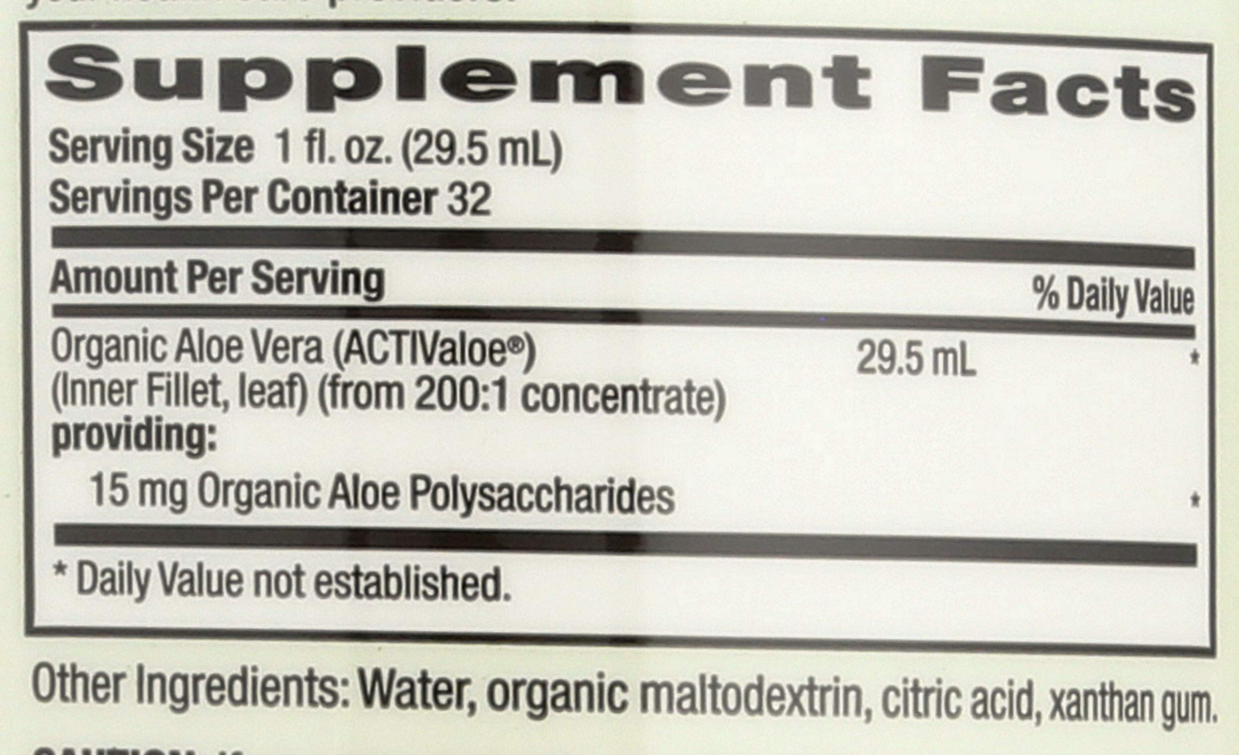 soothing aloe vera drink option