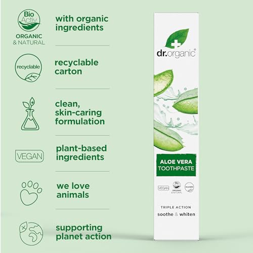 soothing aloe vera formula for teeth