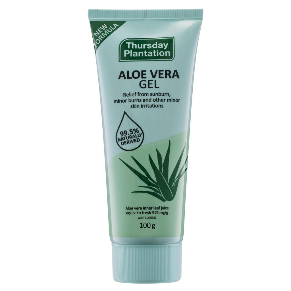 soothing aloe vera gel for sunburn