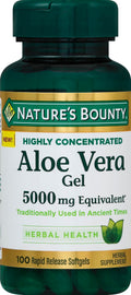 soothing aloe vera gel for sunburn