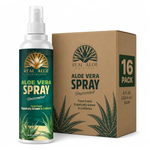 soothing aloe vera mist for sunburn