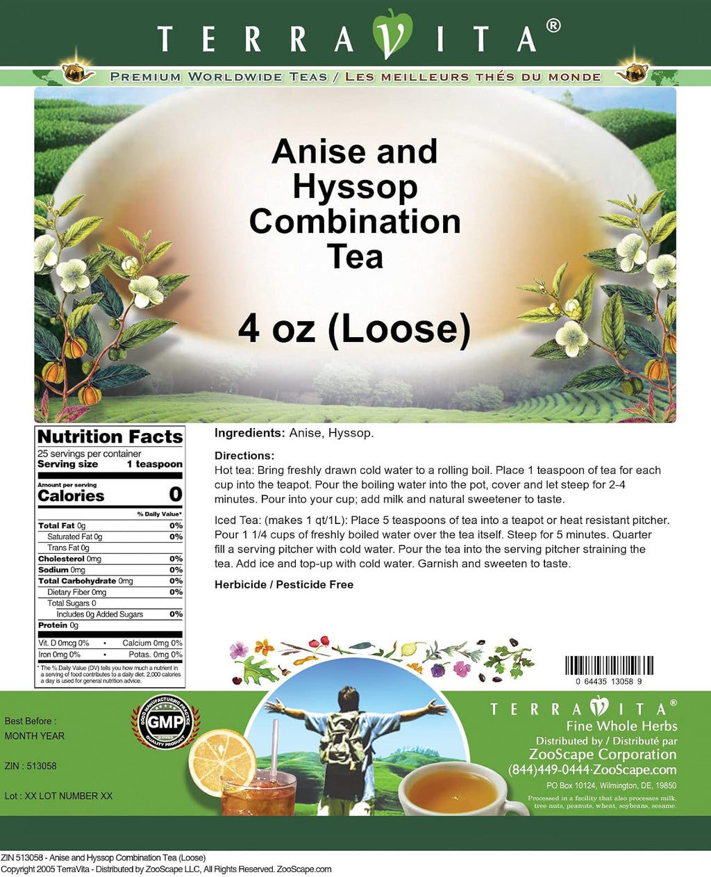 soothing anise and hyssop infusion