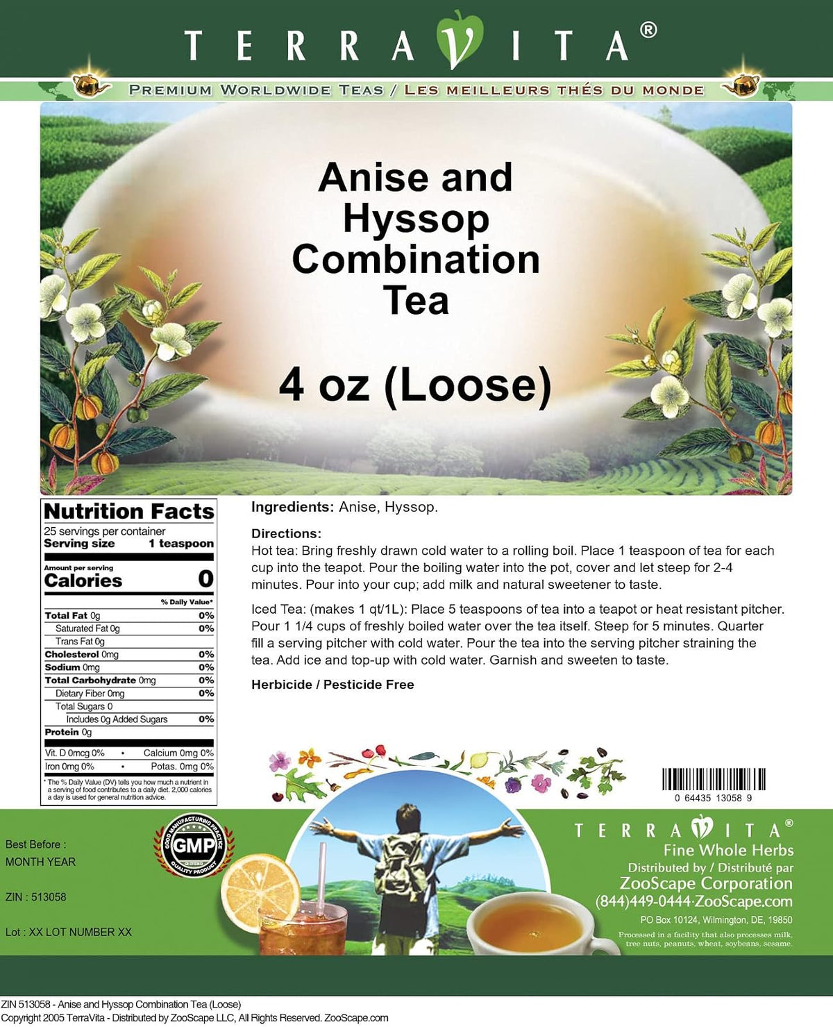 soothing anise and hyssop infusion