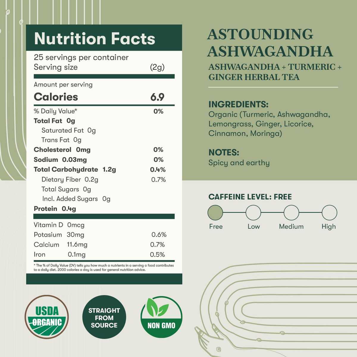 soothing Ashwagandha turmeric infusion