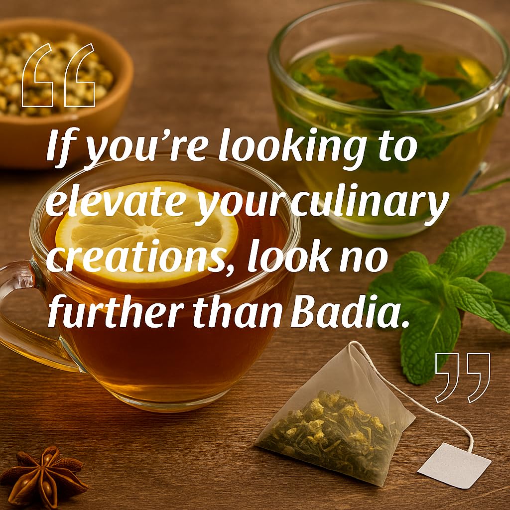 soothing Badia tea for stress relief