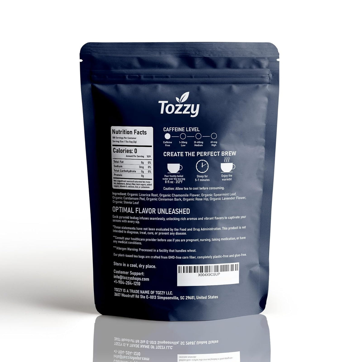 soothing bedtime tea blend