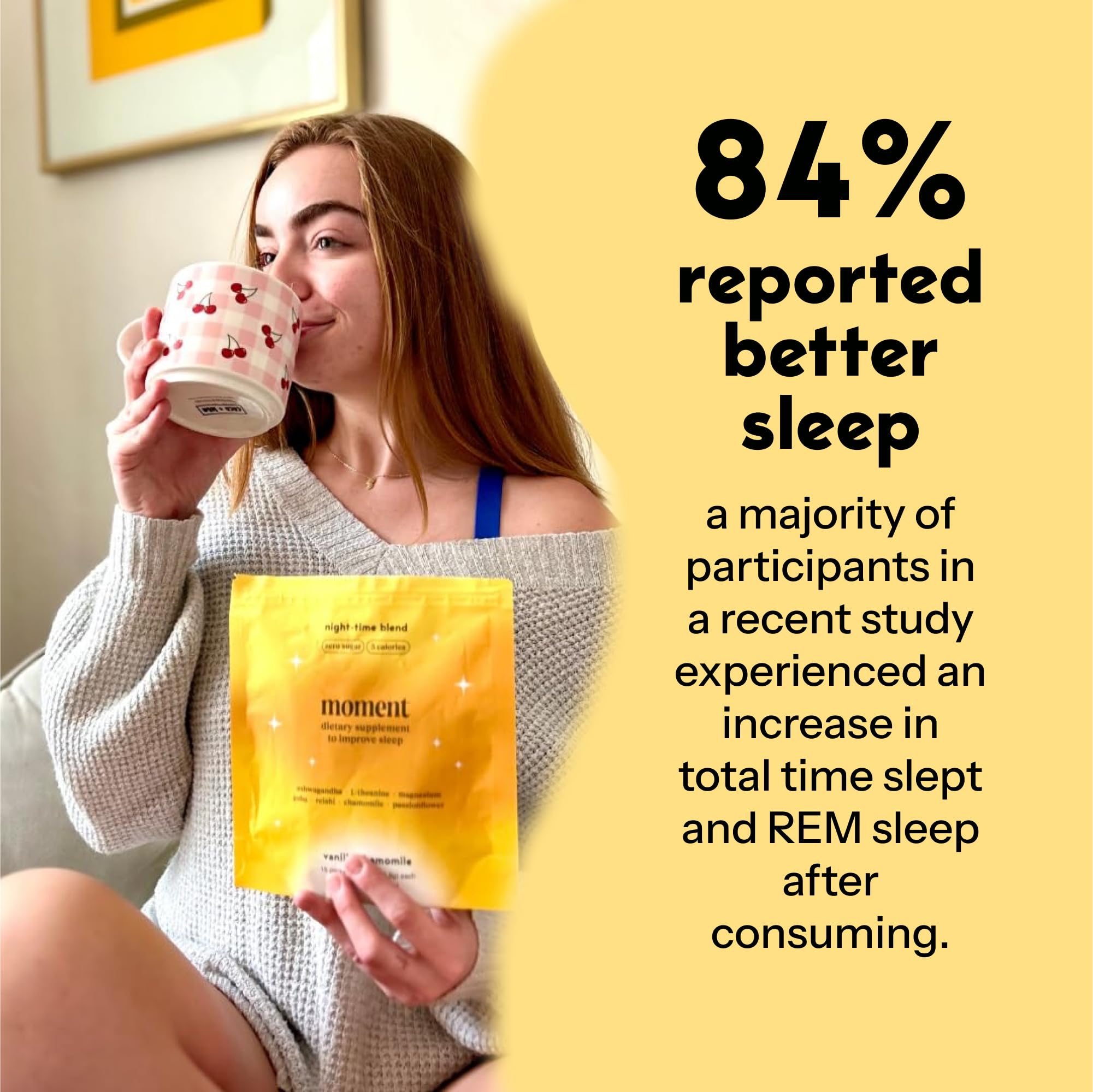 soothing bedtime tea with mushrooms