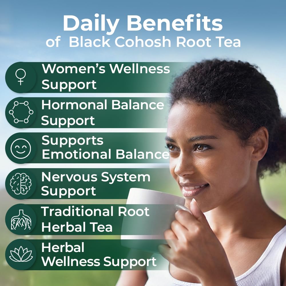 soothing black cohosh tea for relaxation
