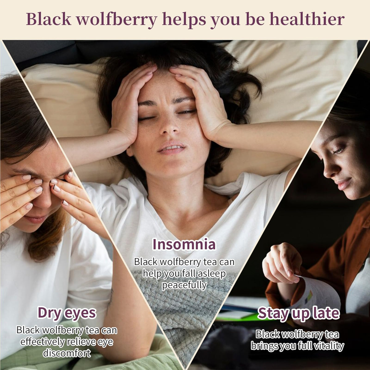 soothing black goji berry tea experience