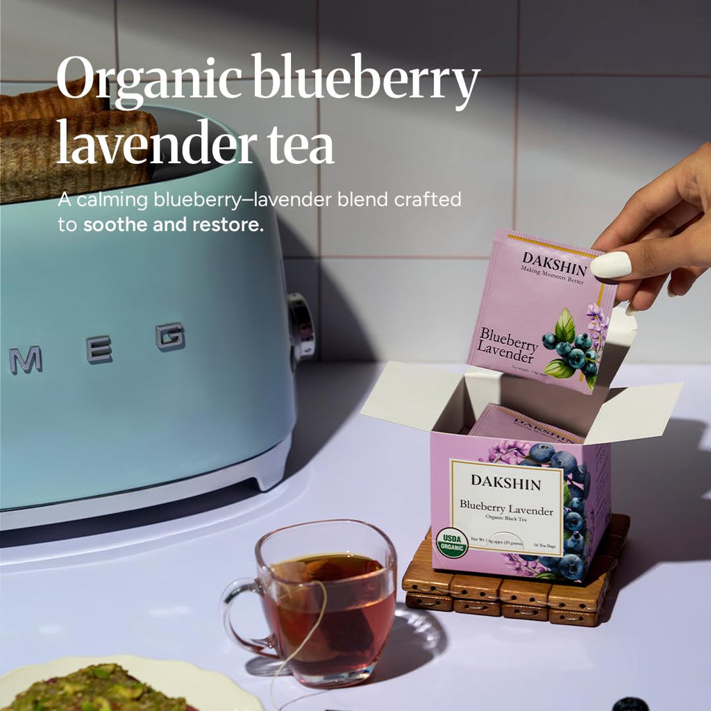 soothing blueberry lavender infusion