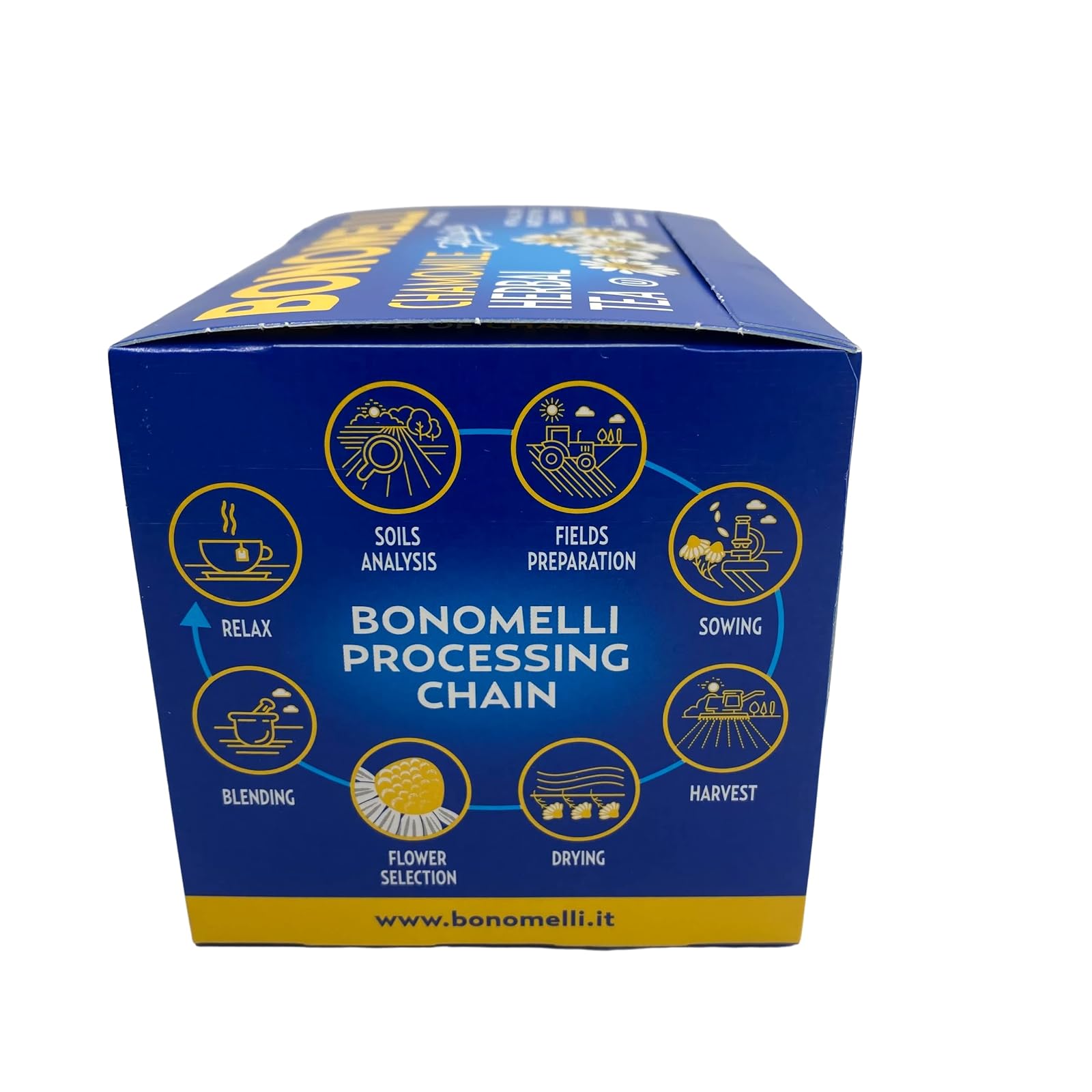 soothing Bonomelli chamomile tea bags