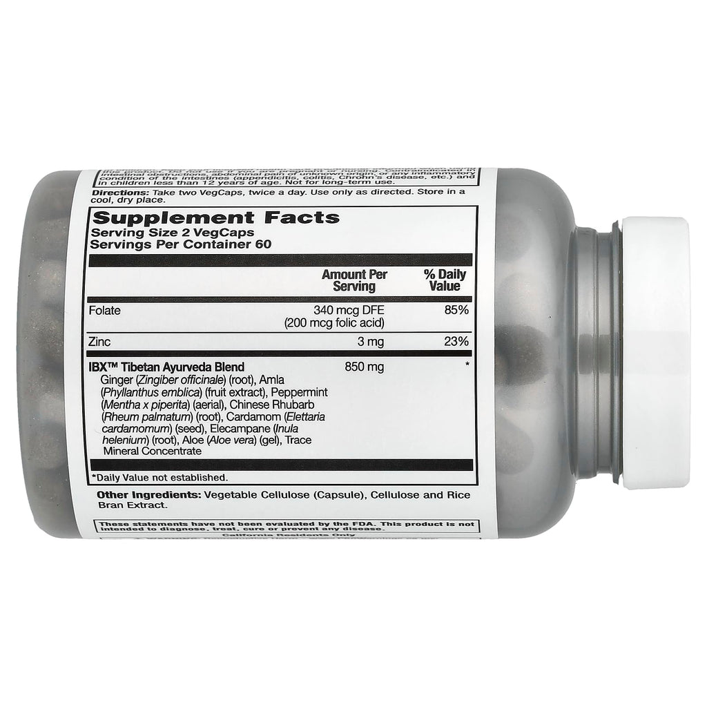 Soothing bowel formula with digestive enzymes