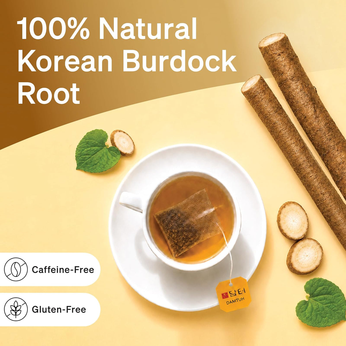 soothing burdock herbal tea bags
