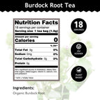 soothing burdock root herbal infusion