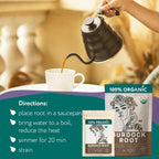 soothing burdock root infusion
