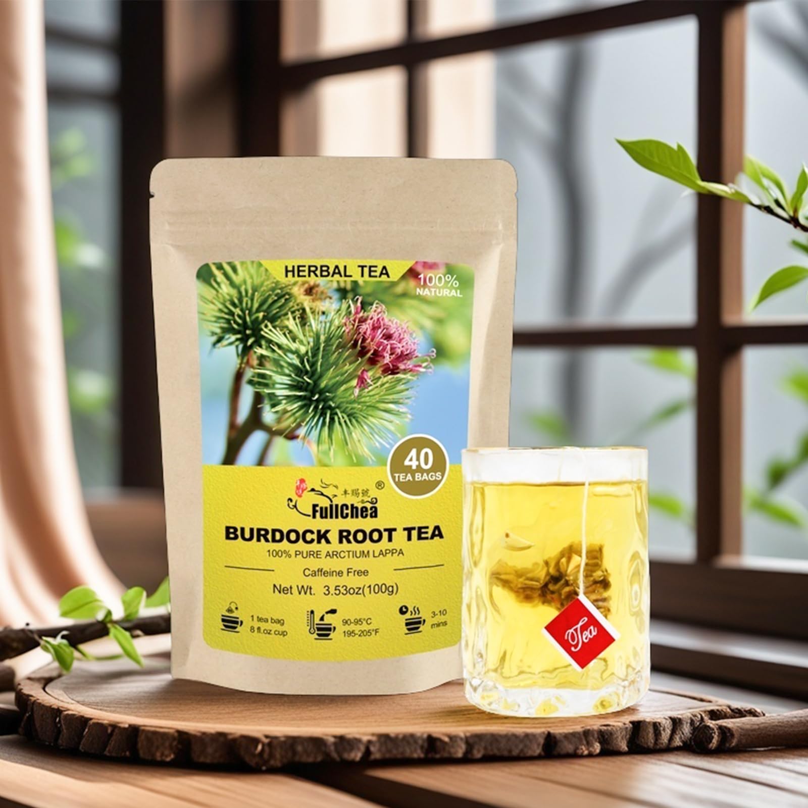 soothing burdock root tea blend