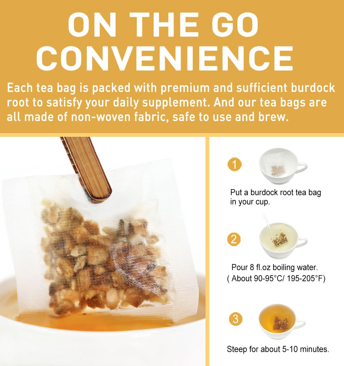 soothing burdock root tea experience