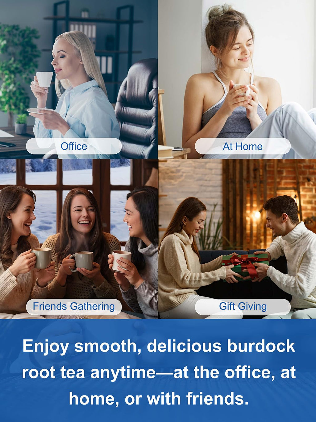soothing burdock root tea experience