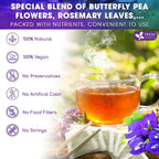 soothing butterfly pea flower tea bags