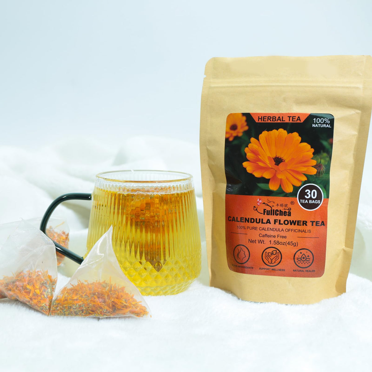 soothing calendula tea for relaxation
