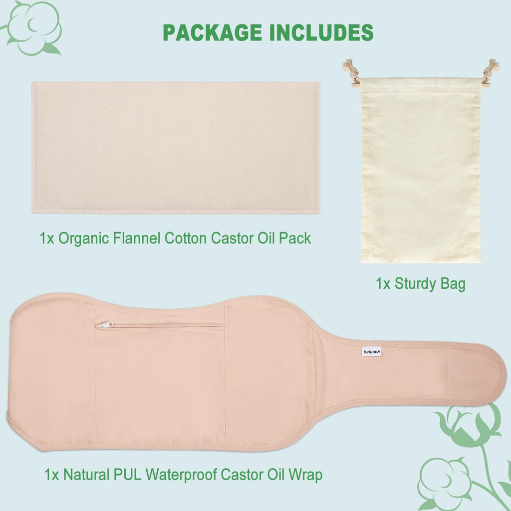 soothing castor oil pack therapy