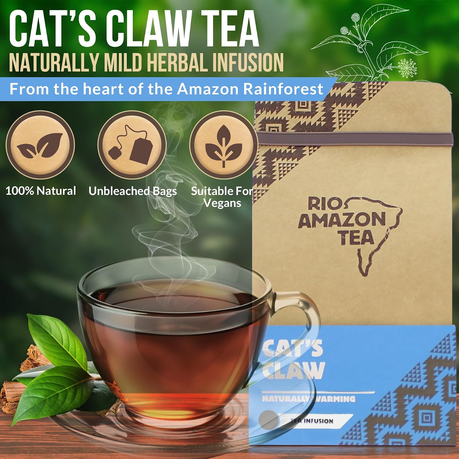 soothing Cat's Claw tea bags