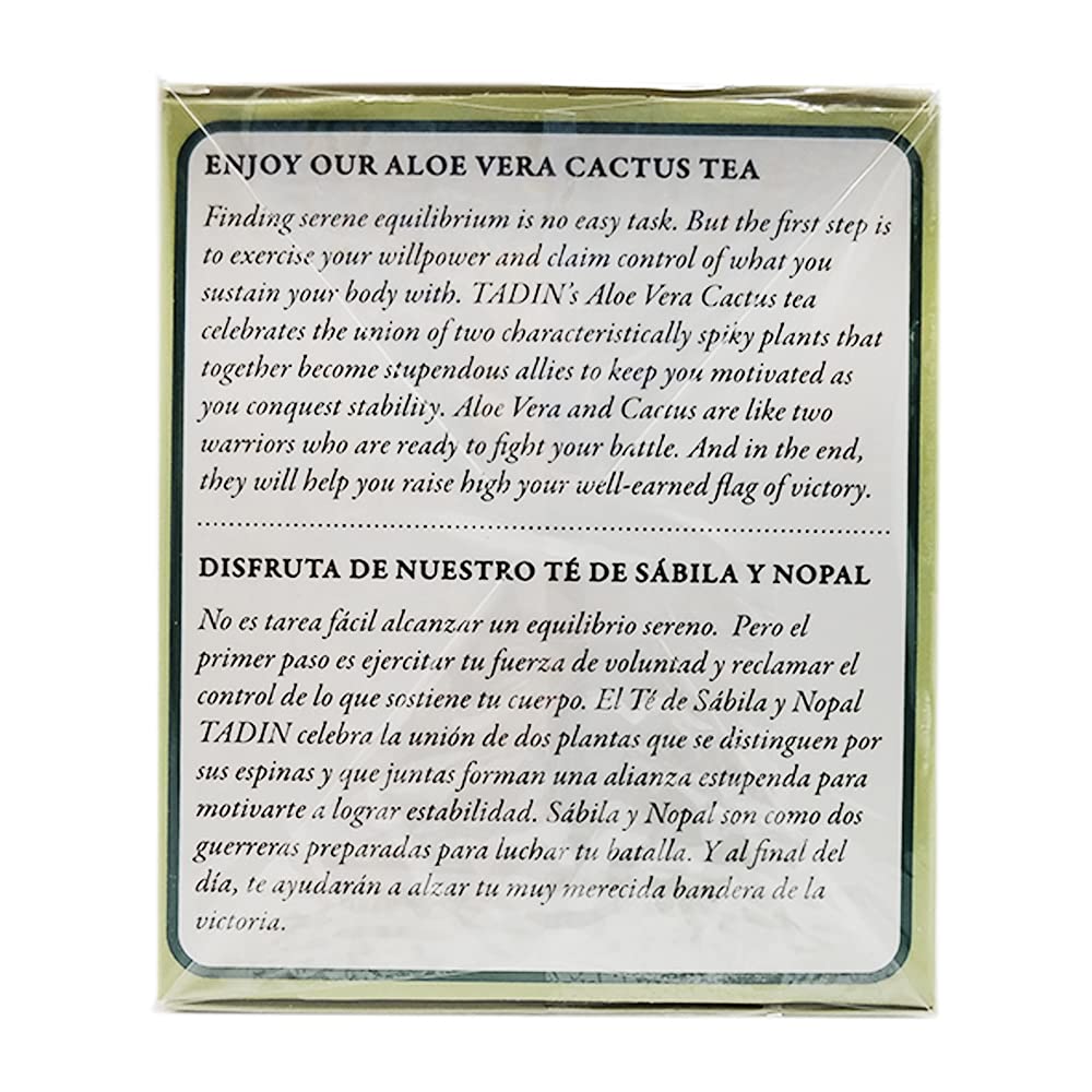 soothing chamomile and aloe tea