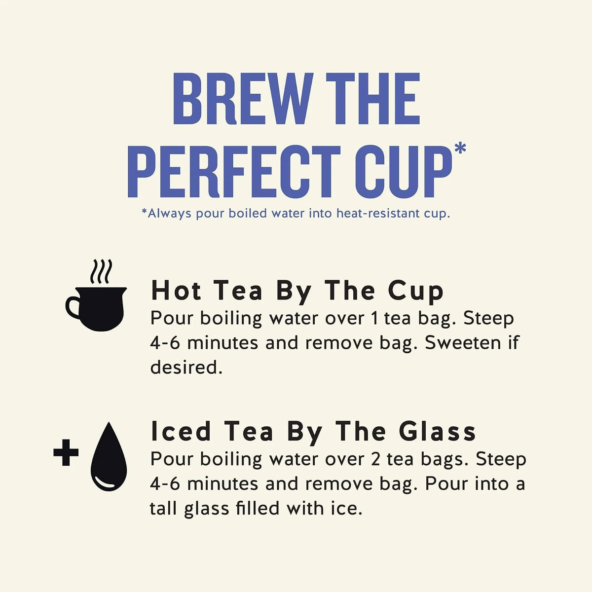 soothing chamomile and blueberry infusion