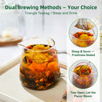 soothing chamomile and dandelion infusion