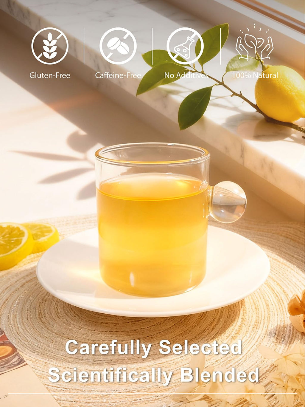 soothing chamomile and ginger tea blend
