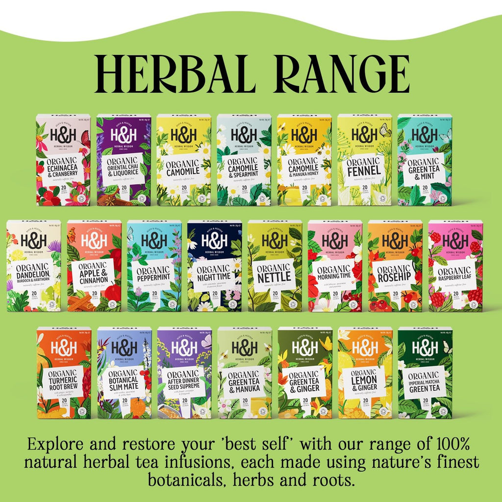 soothing chamomile and green tea mix