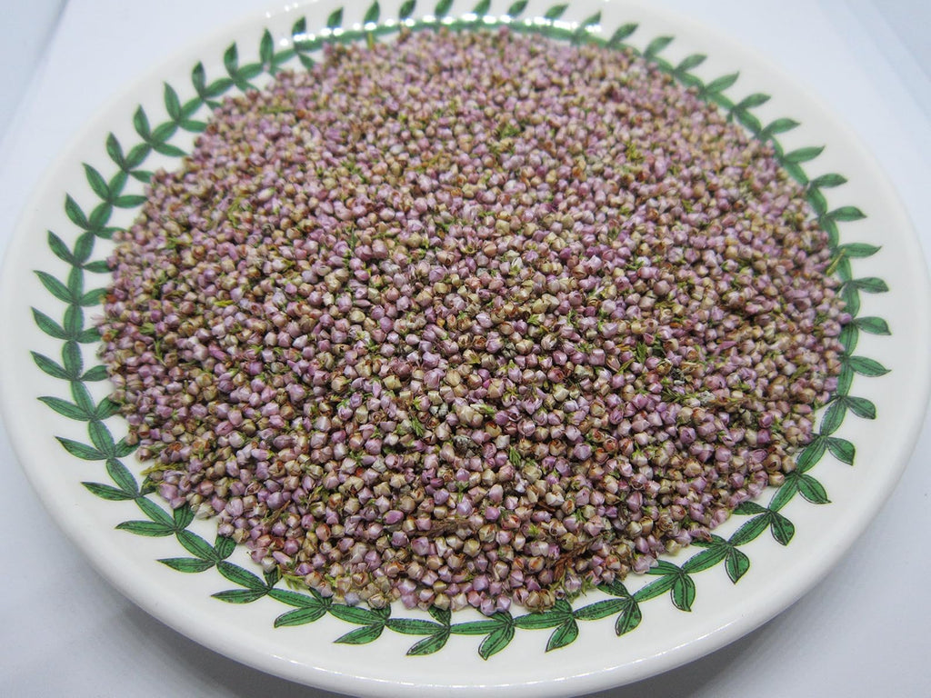 soothing chamomile and heather tea