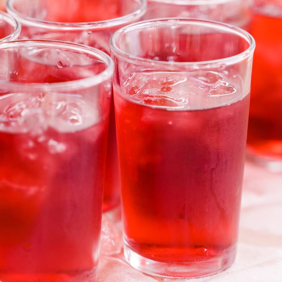 soothing chamomile and hibiscus infusion