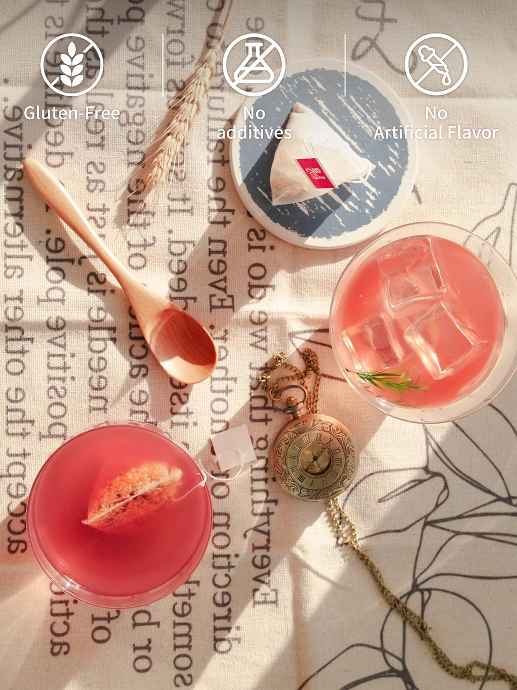 soothing chamomile and hibiscus mix