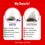 soothing chamomile and hibiscus tea