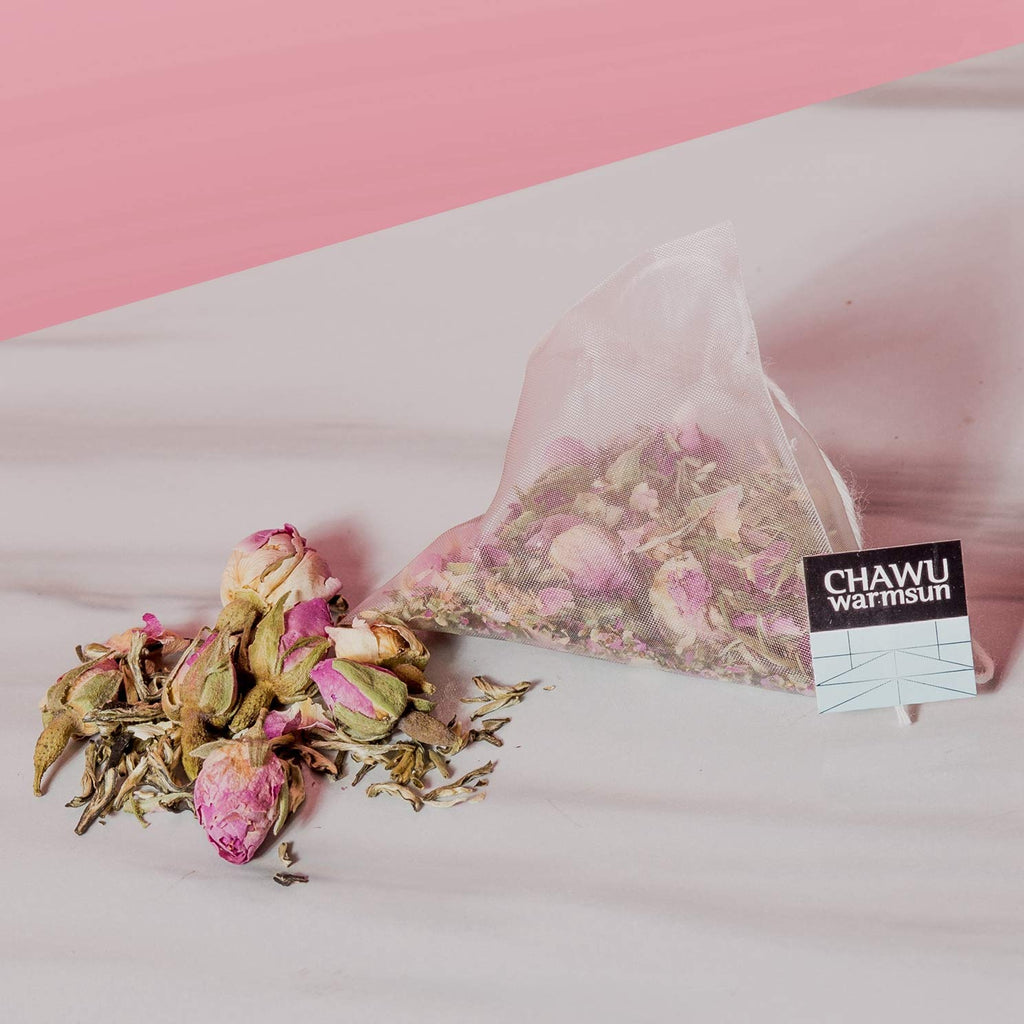 soothing chamomile and jasmine tea