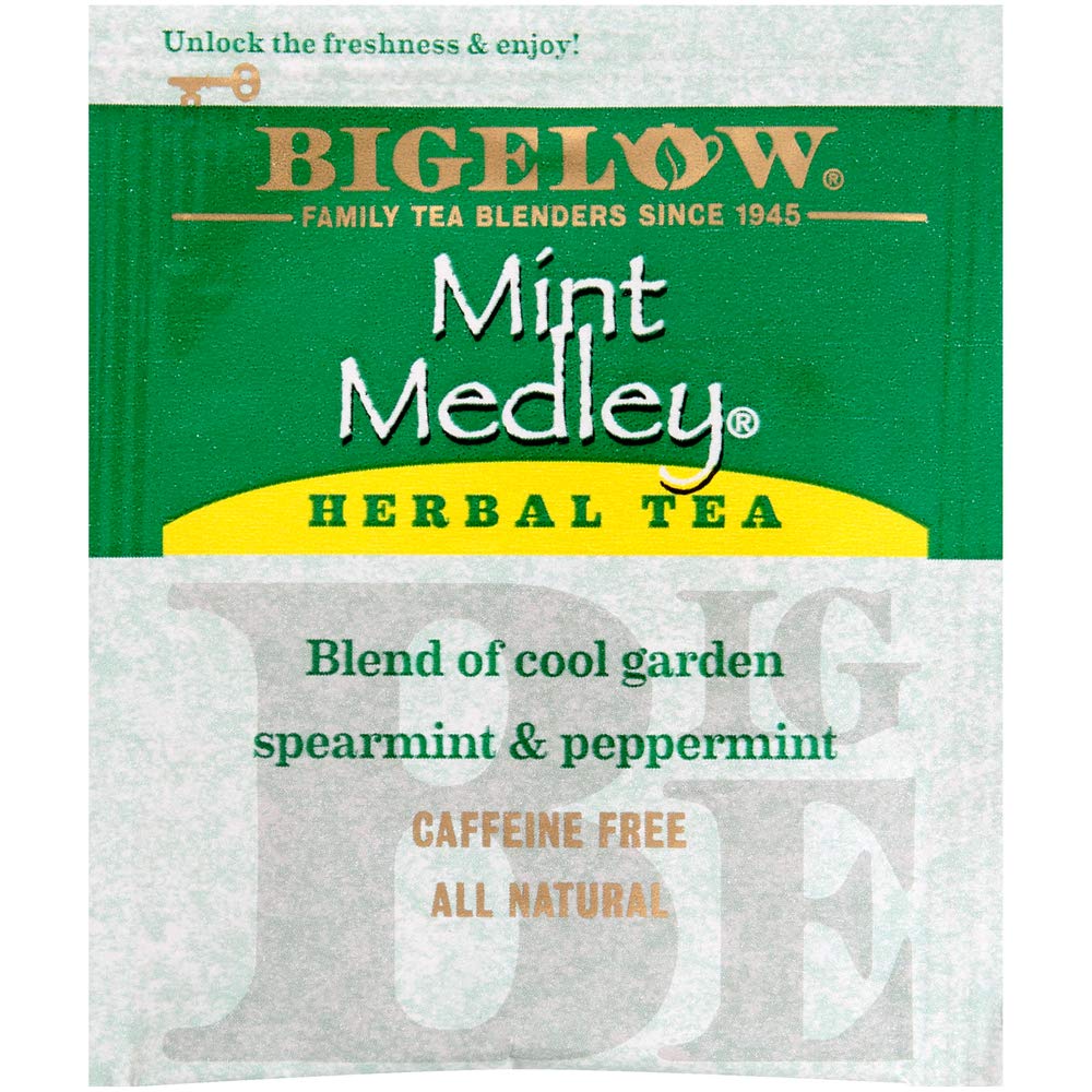 soothing chamomile and mint infusion