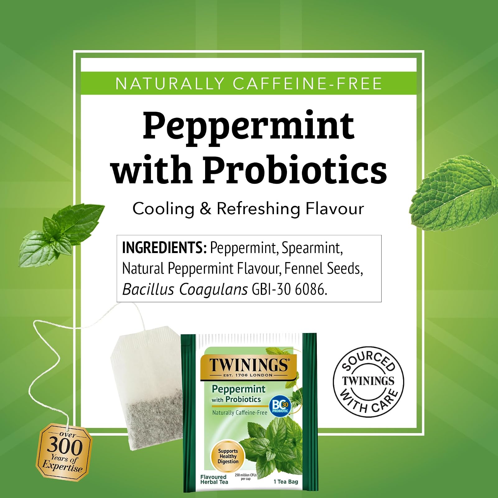 soothing chamomile and peppermint blend