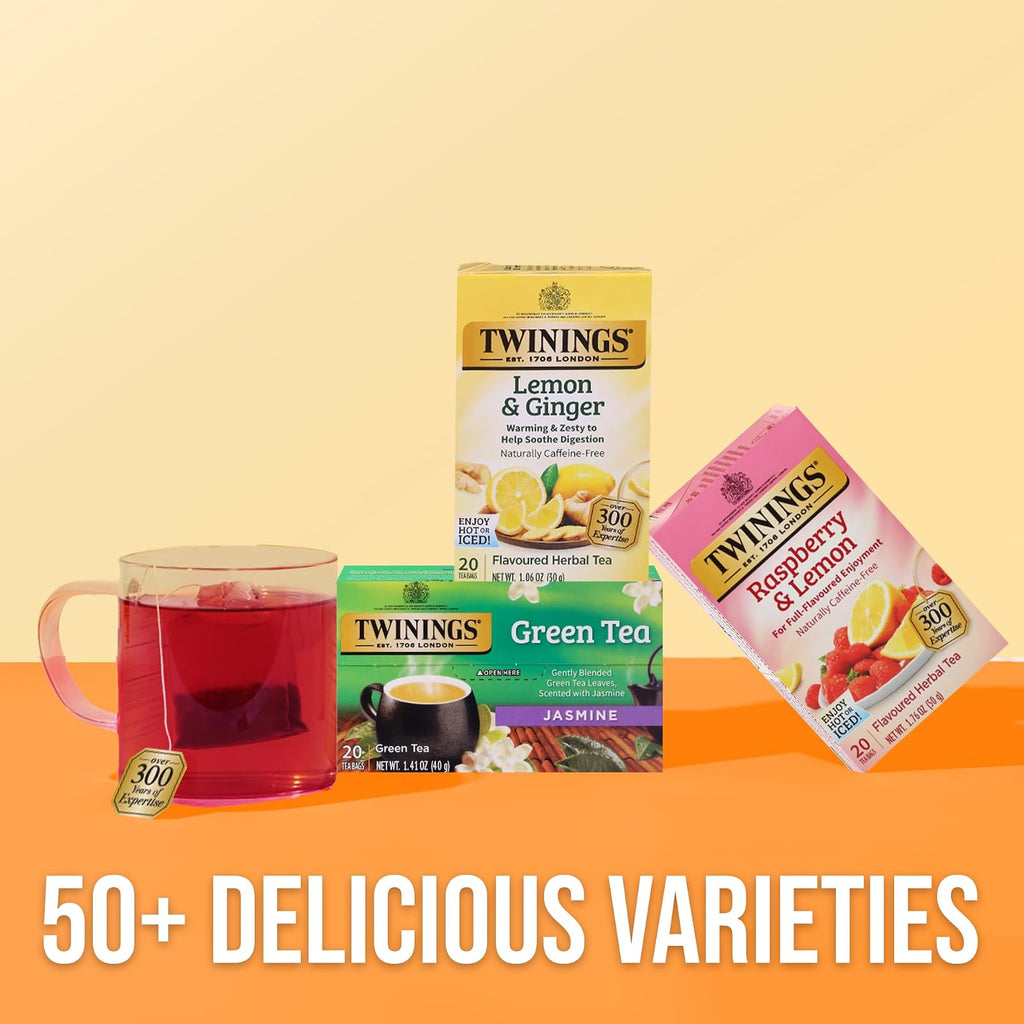 soothing chamomile and raspberry tea