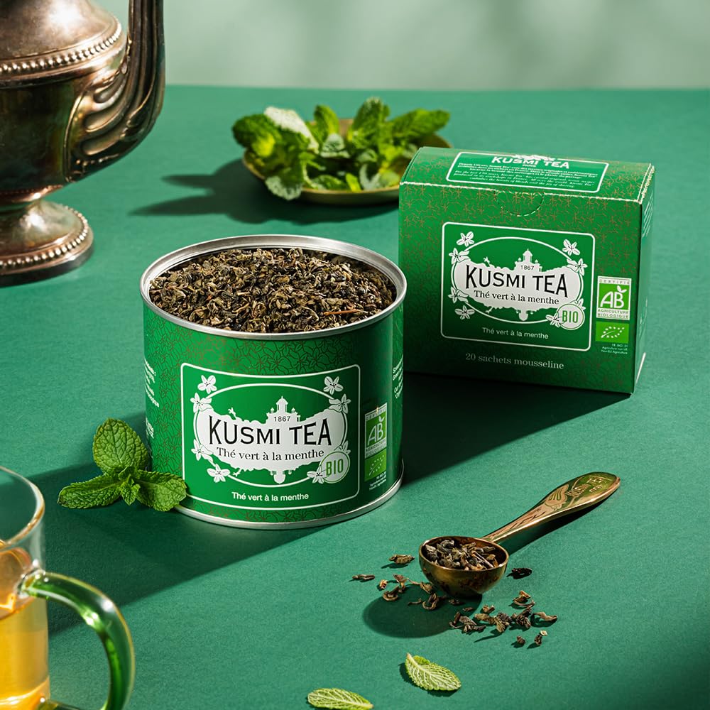 soothing chamomile and spearmint infusion