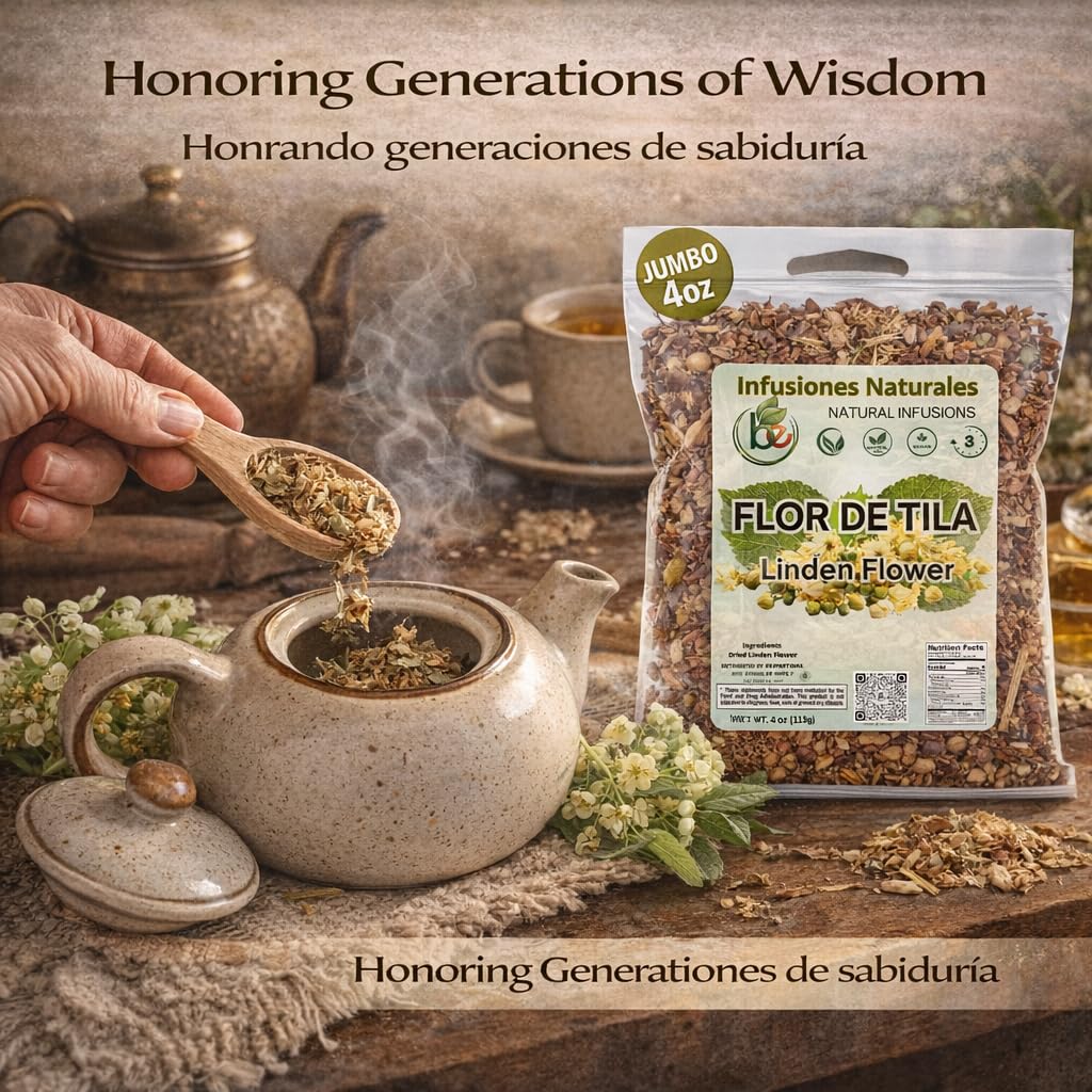 soothing chamomile and Tila Seca tea