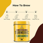 soothing chamomile and turmeric tea