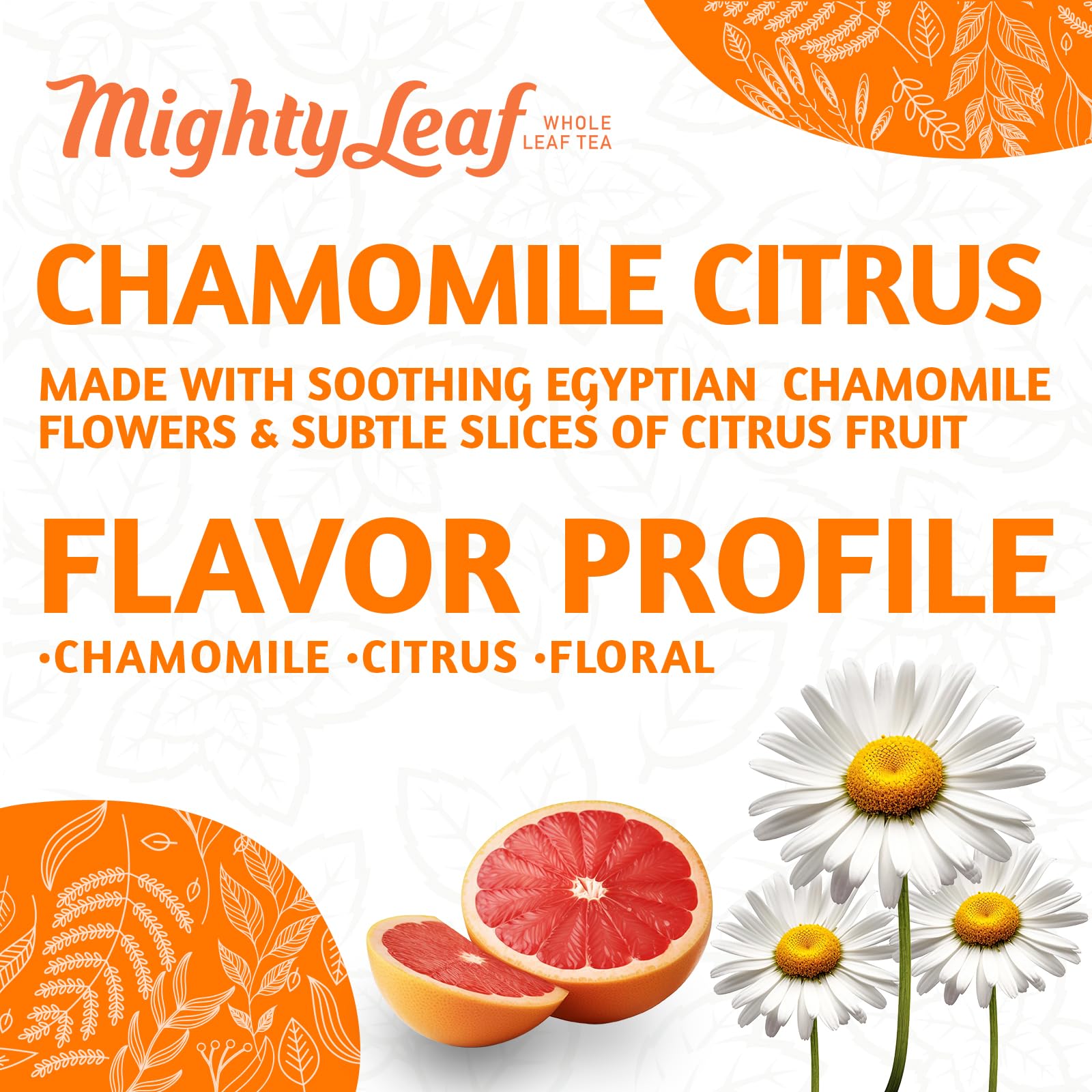 soothing chamomile citrus tea blend