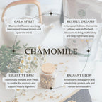 soothing chamomile flowers for sleep
