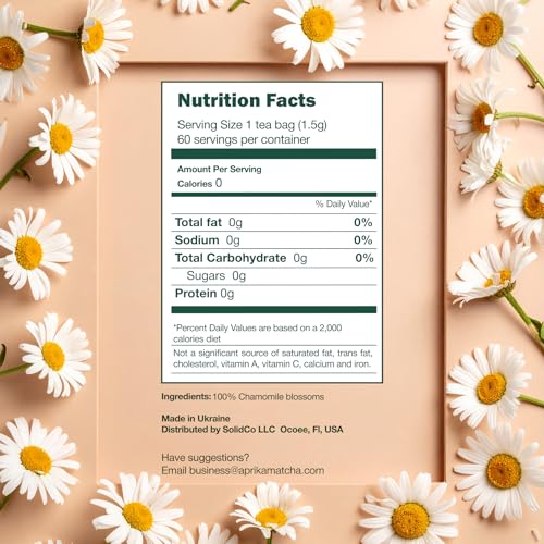 soothing chamomile herbal infusion