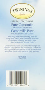soothing chamomile herbal tea bags